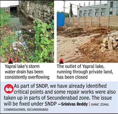 Residents of Yapral colony still bear brunt of Oct deluge | Hyderabad ...