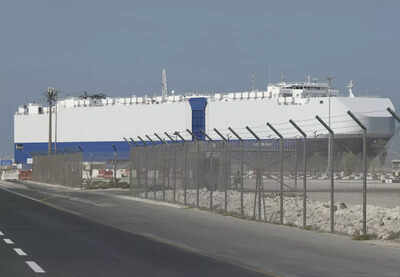 Israeli-owned cargo ship back at sea after suspected attack - Times of ...