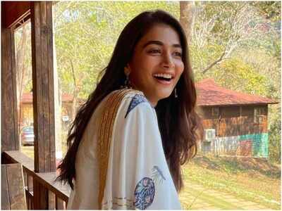 Pooja Hedge looks pretty in a desi outfit | Hindi Movie News - Times of ...