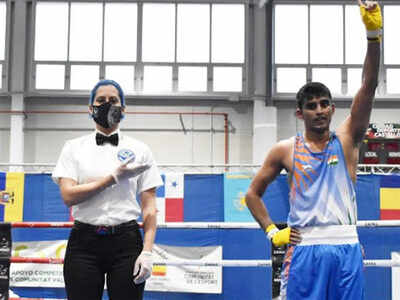 Boxer Manish Kaushik strikes gold at Boxam International | Boxing News ...