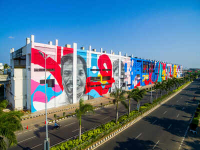 Chennai’s panoramic mural celebrates togetherness and AIDS/HIV ...