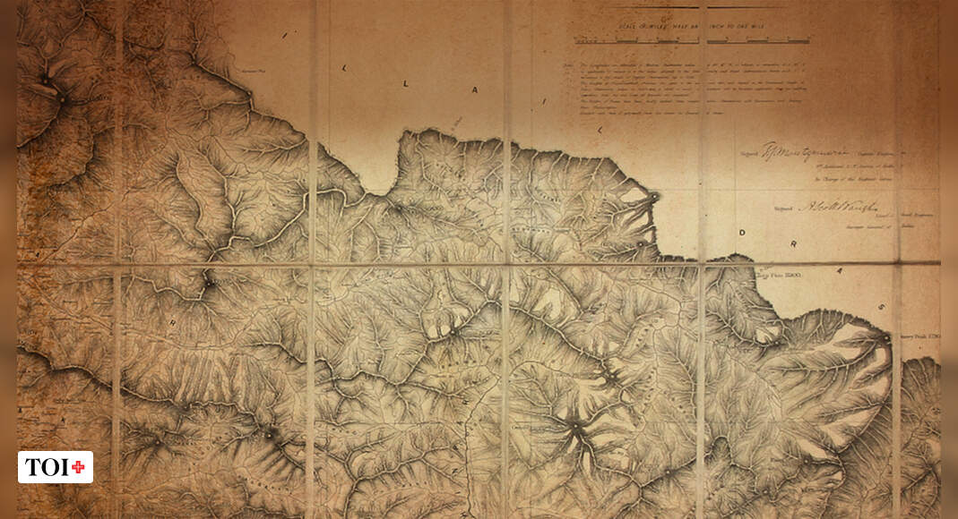 Kashmir Map: The map of Kashmir that almost didn't get made - Times of ...