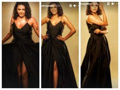 Mitali Mayekar looks absolutely stunning in this black dress; see pics ...