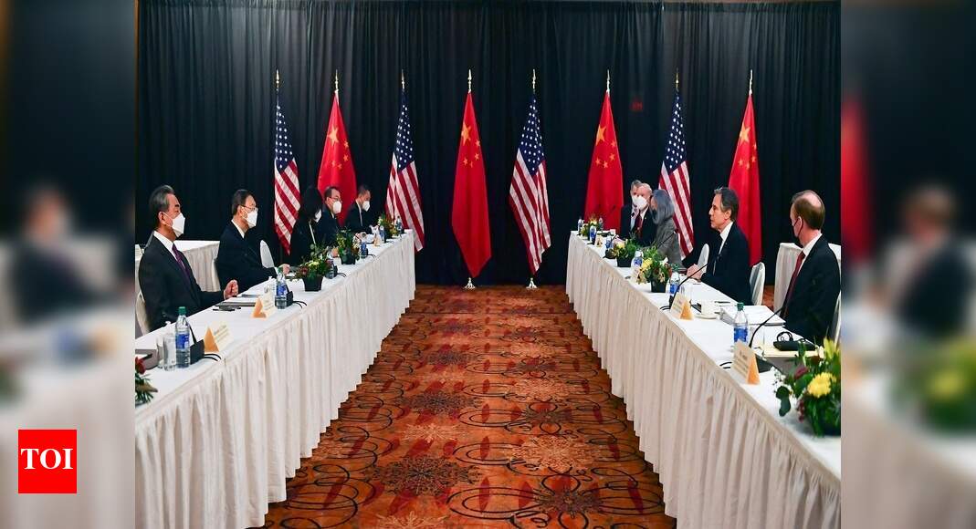 China says 'strong smell of gunpowder' sensed in US talks - Times of India