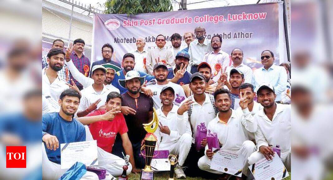 Shia College end campaign in style, beat JNPG to lift trophy | Lucknow ...