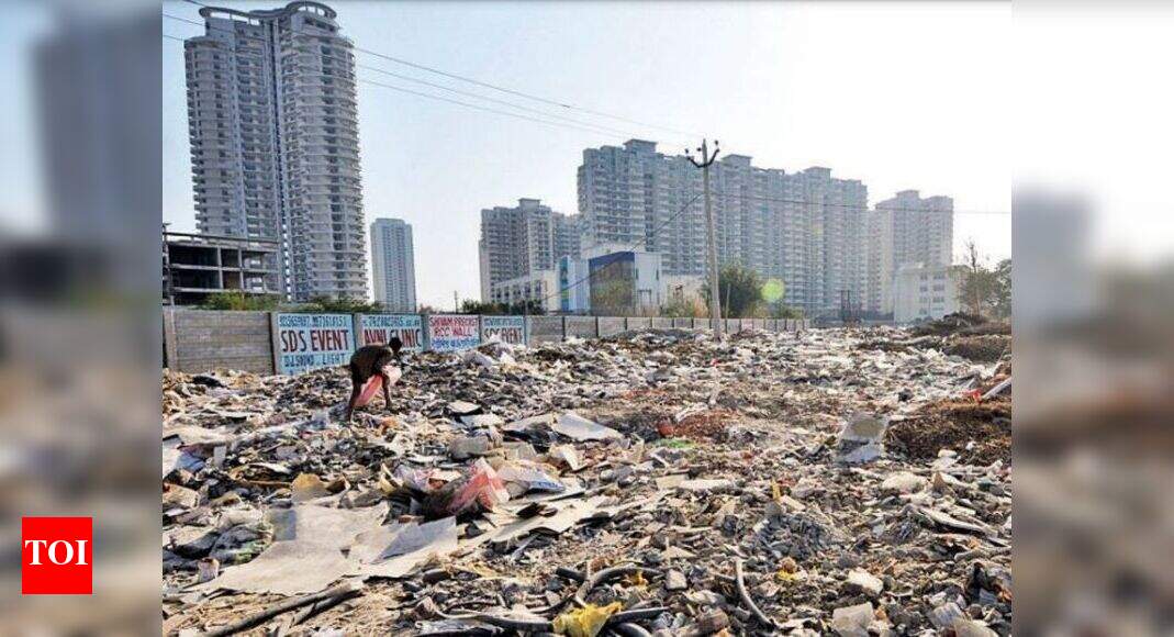 Gurugram: Garbage lays siege to plush towers | Gurgaon News - Times of ...