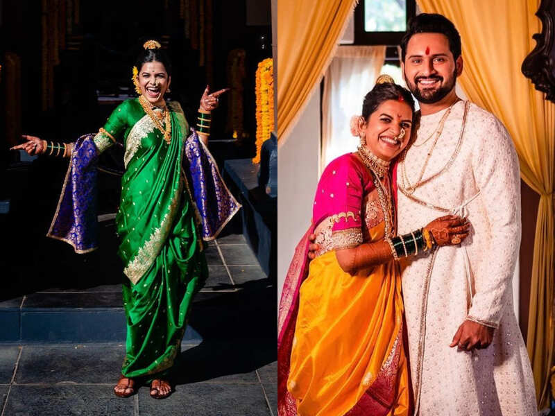 Mitali Mayekar celebrates two month wedding anniversary with Siddharth ...
