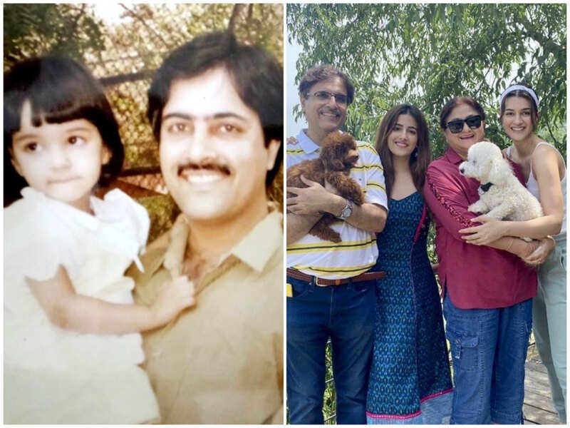 Kriti Sanon and Nupur Sanon pen heartfelt notes for their father’s ...