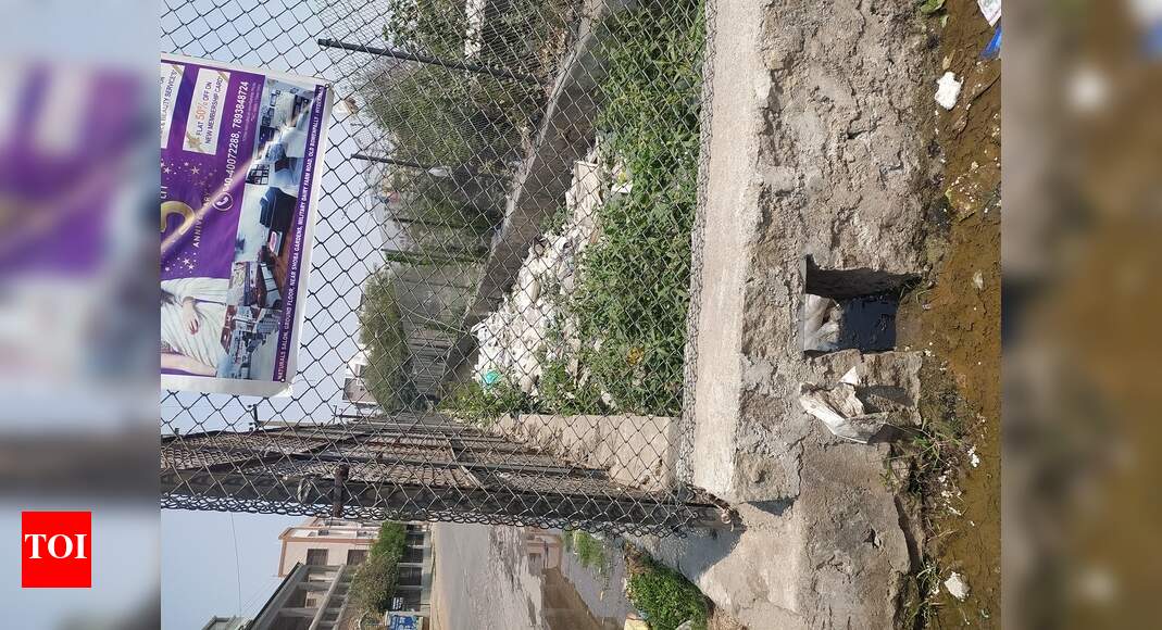 blocked nala - Times of India