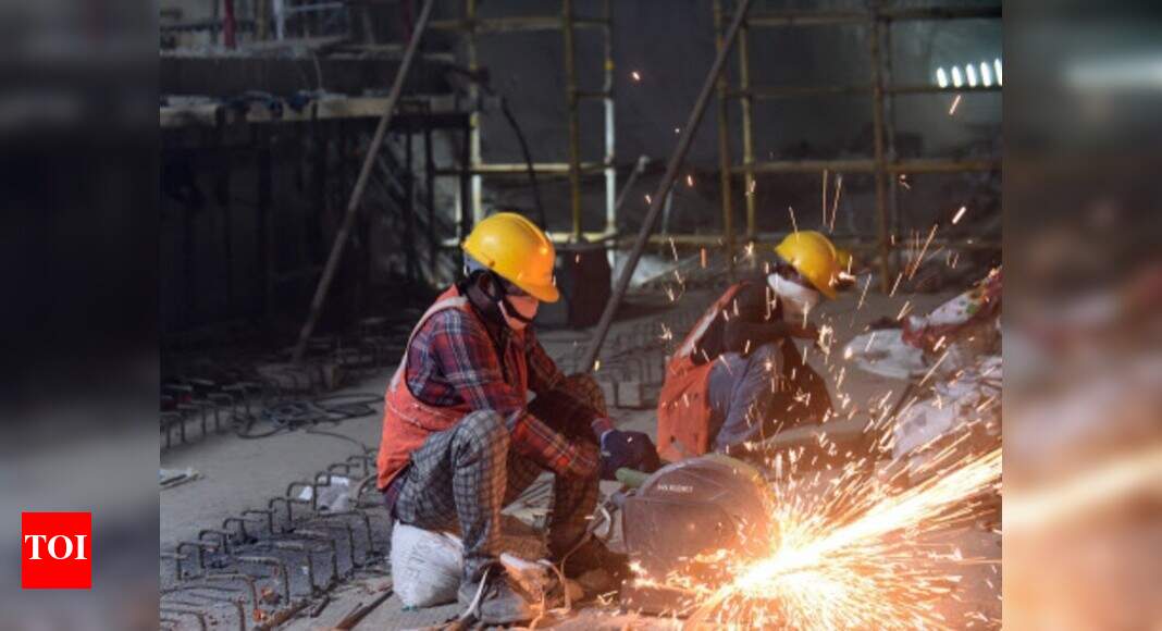 Eight core sector industries' output falls 4.6% in February - Times of ...