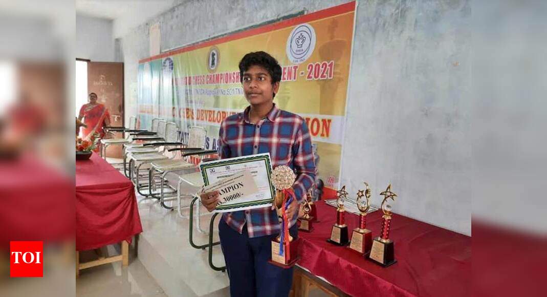 Pranav wins TN state chess tournament | Chess News - Times of India
