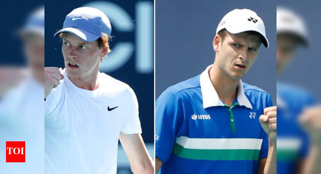 Miami Open: Jannik Sinner and Hubert Hurkacz to meet for Miami Open title | Tennis News - Times ...