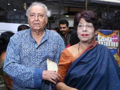 Soumitra Chatterjee’s wife, Deepa, passes away | Bengali Movie News ...