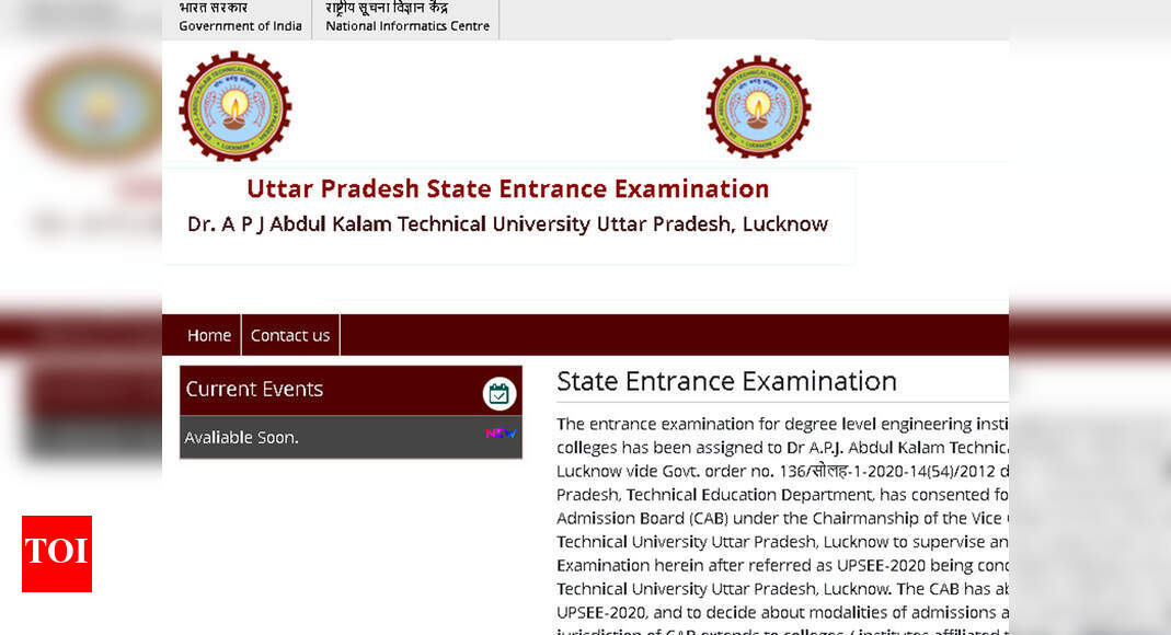 Uttar Pradesh State Entrance Examination (UPSEE) - Times of India