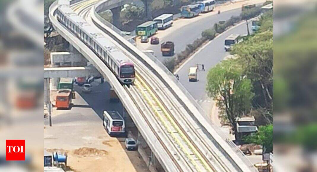 Karnataka: Metro trial runs begin on Mysuru Road-Kengeri section ...