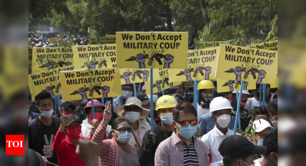 Myanmar group compiles junta rights abuse dossier - Times of India