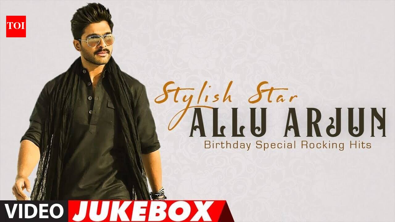Watch Latest Telugu Superhit Video Songs Jukebox Of 'Allu Arjun'