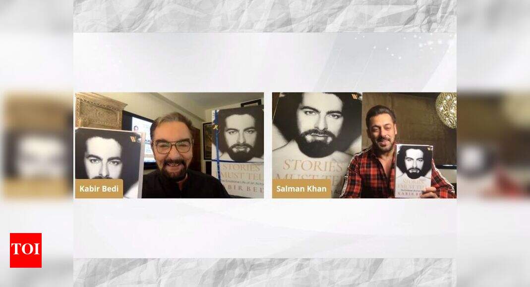 Kabir Bedi turns an author at 75, unveils book cover with Salman Khan ...