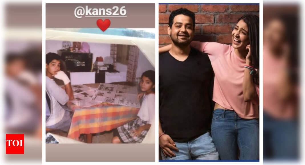 Anushka Sharma shares an adorable childhood photo with brother Karnesh ...