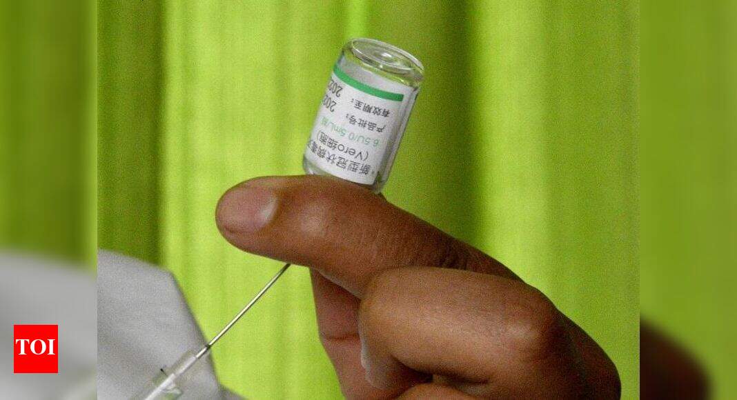 Chinese vaccines' effectiveness low, official admits - Times of India
