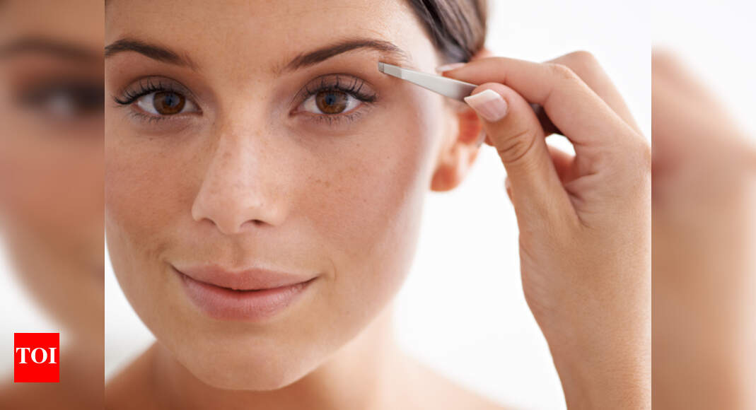 How to shape your eyebrows at home - Times of India