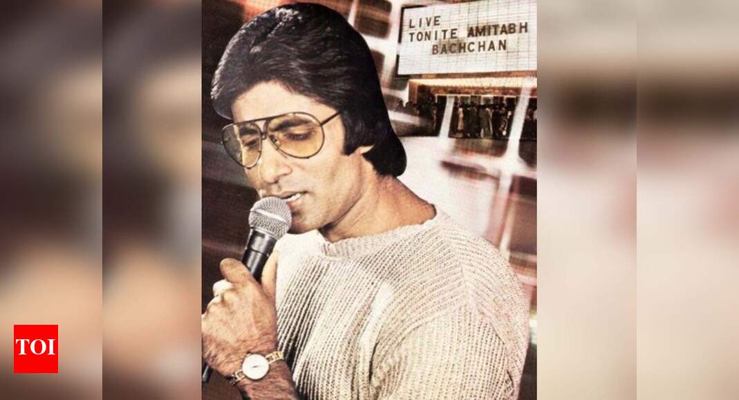 Amitabh Bachchan shares a throwback picture from his live performance ...