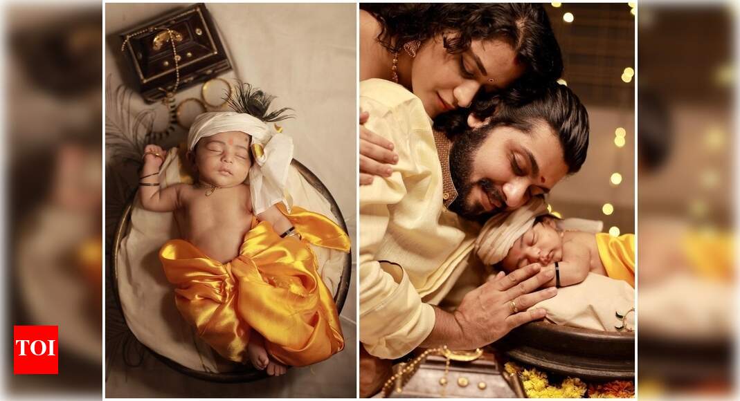 Parvathy Krishna shares adorable pics revealing son Avyukth's face ...