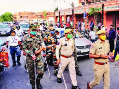 Check-posts at 119 spots, 5,000 policemen to guard Jaipur during curfew ...