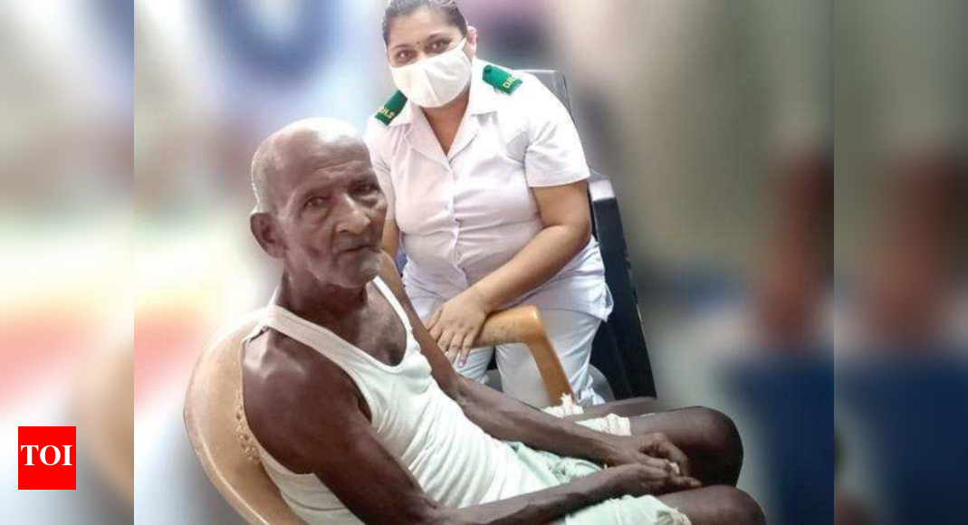 Goa: 104-year-old man from Kudchirem gets first dose | Goa News - Times ...