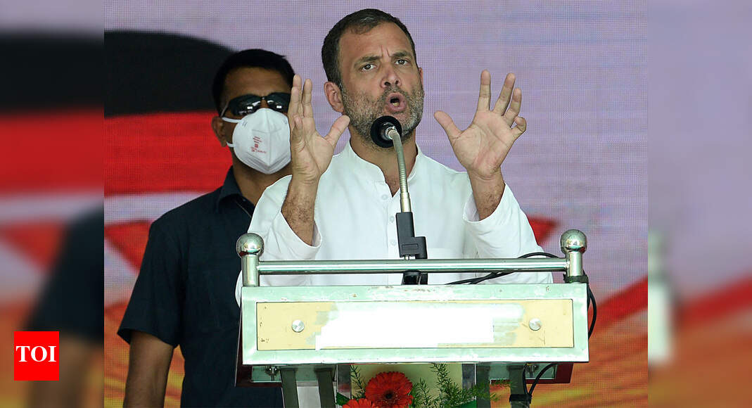 First time seeing such crowd of sick and dead, says Rahul Gandhi ...