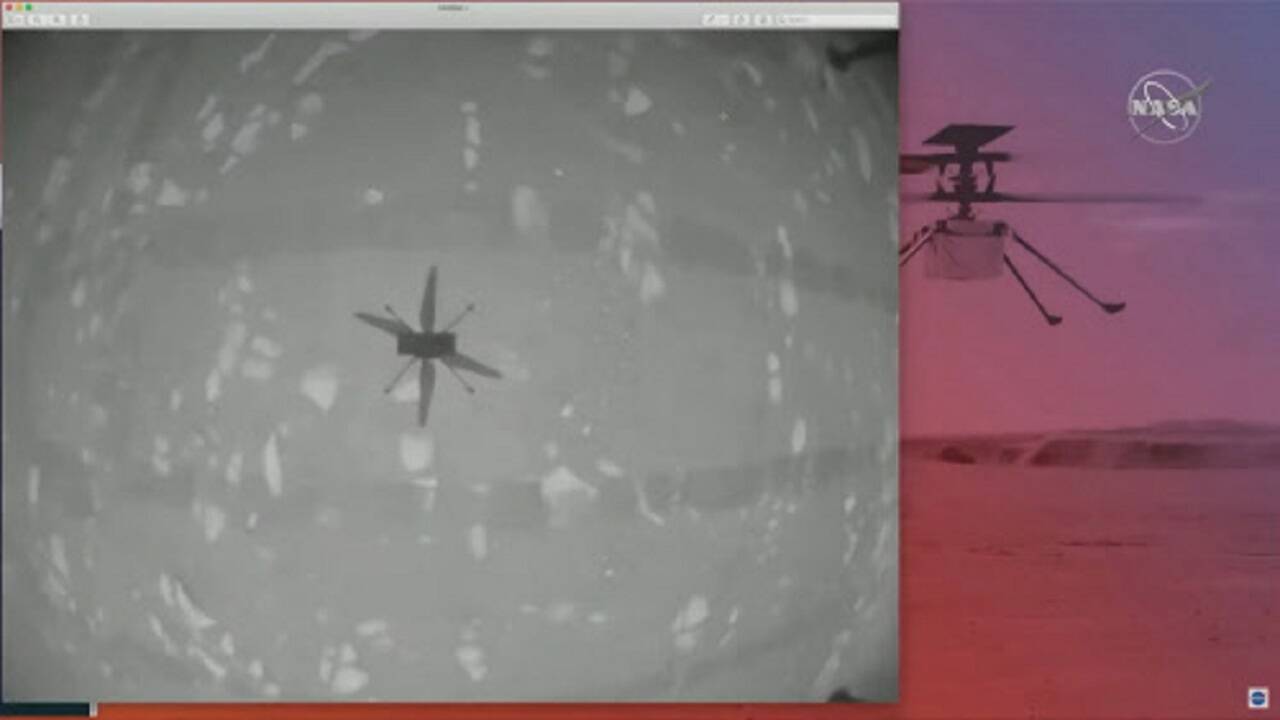 Nasas Mars Helicopter Takes Flight A First For Another