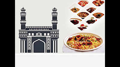 Hyderabad’s favourite dishes now on post cards | Hyderabad News - Times ...
