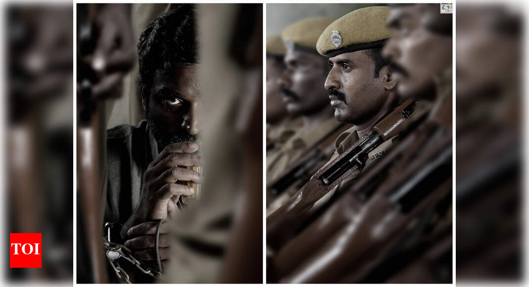 Vijay Sethupathi's Viduthalai First look: Soori and Vijay Sethupathi's ...