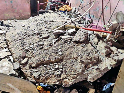 Surat: Two siblings killed in sleep as slab collapses on them | Surat ...