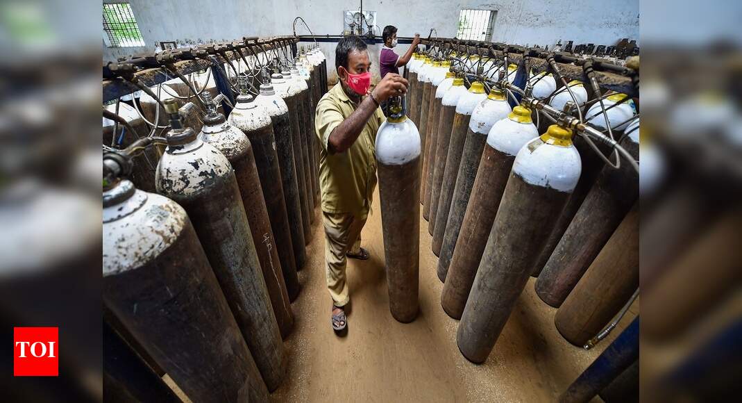 Oxygen supply up 36% this month | India News - Times of India