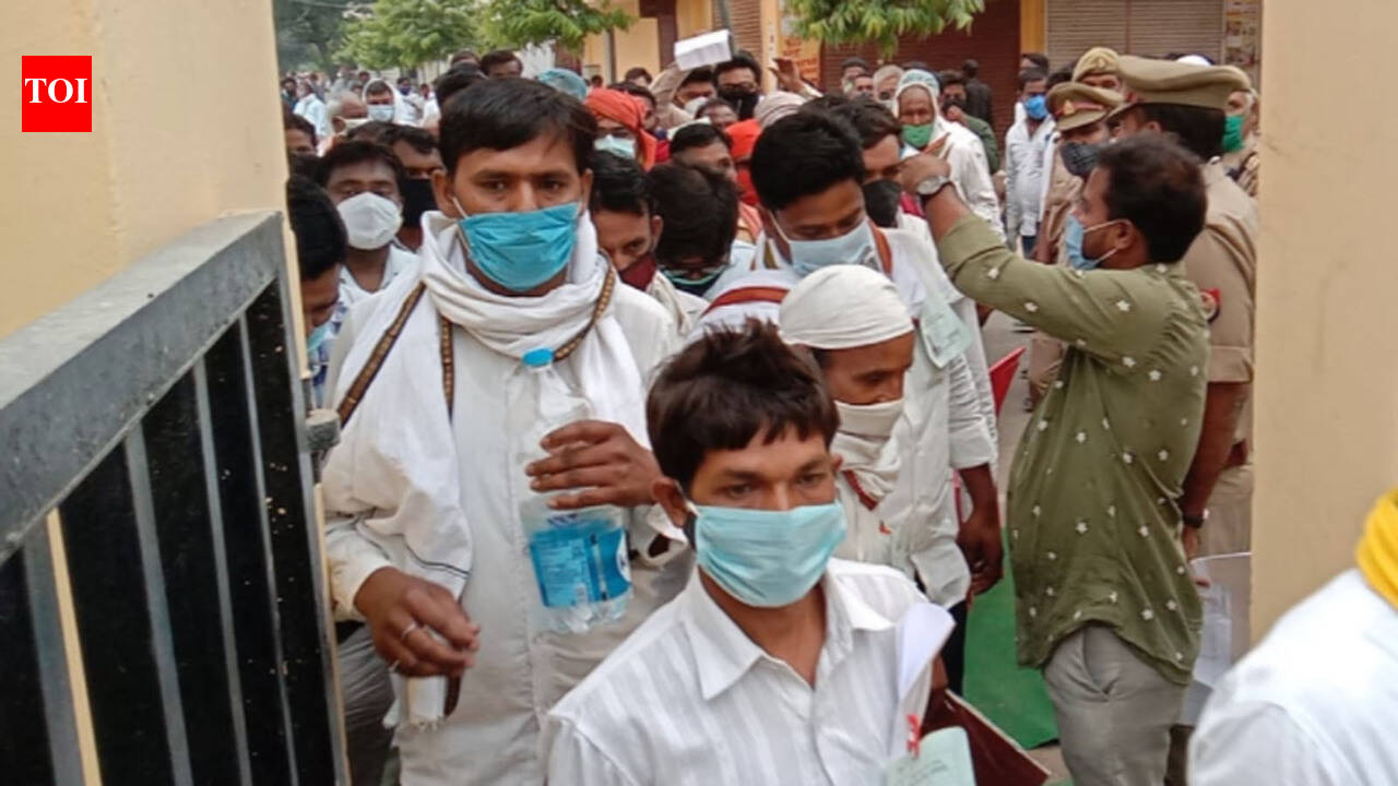 UP Panchayat poll results: Polling booths overcrowded despite SC ...