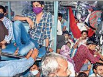 UP, Bihar trains run with full occupancy | Indore News - Times of India