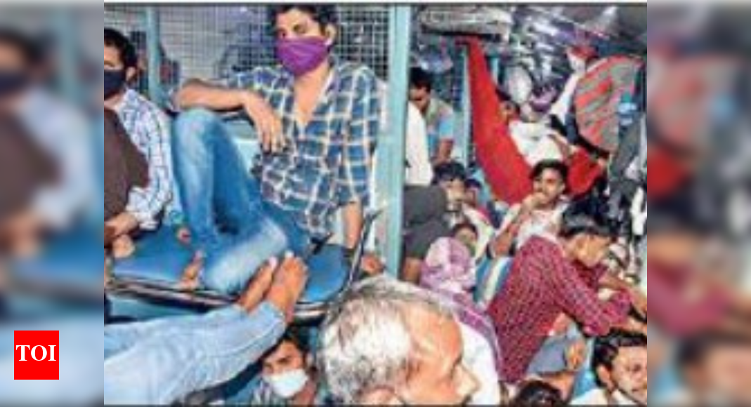 UP, Bihar trains run with full occupancy | Indore News - Times of India