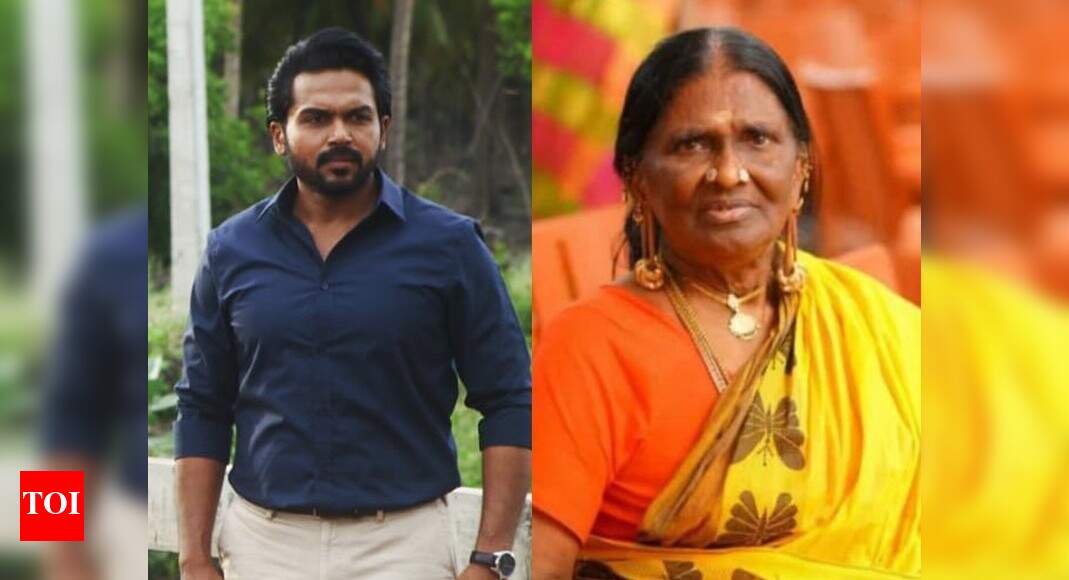 Karthi mourns the demise of 'Paruthiveeran' grandmother Panchavarnam ...
