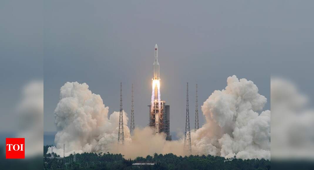 China discounts possibility of harm from falling rocket - Times of India