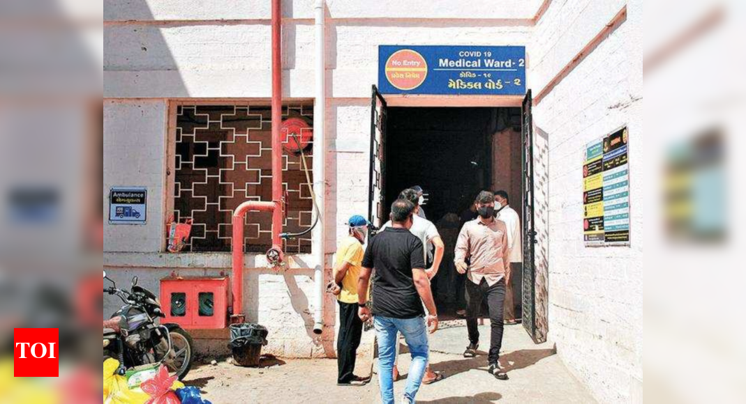 Spark leads to panic in Rajkot civil hospital | Rajkot News - Times of ...