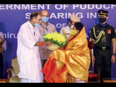 Puducherry’s new CM Rangasamy signs GOs for sops on first day | Puducherry News - Times of India