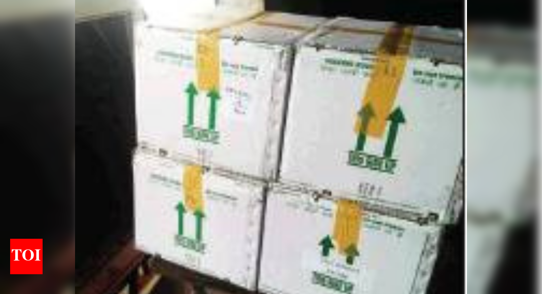 Nine boxes of Covishield arrive from Mumbai at Goa International ...