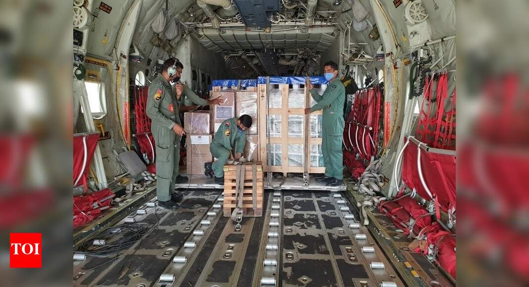 Covid-19: IAF airlifts two cryogenic oxygen containers from Jakarta ...