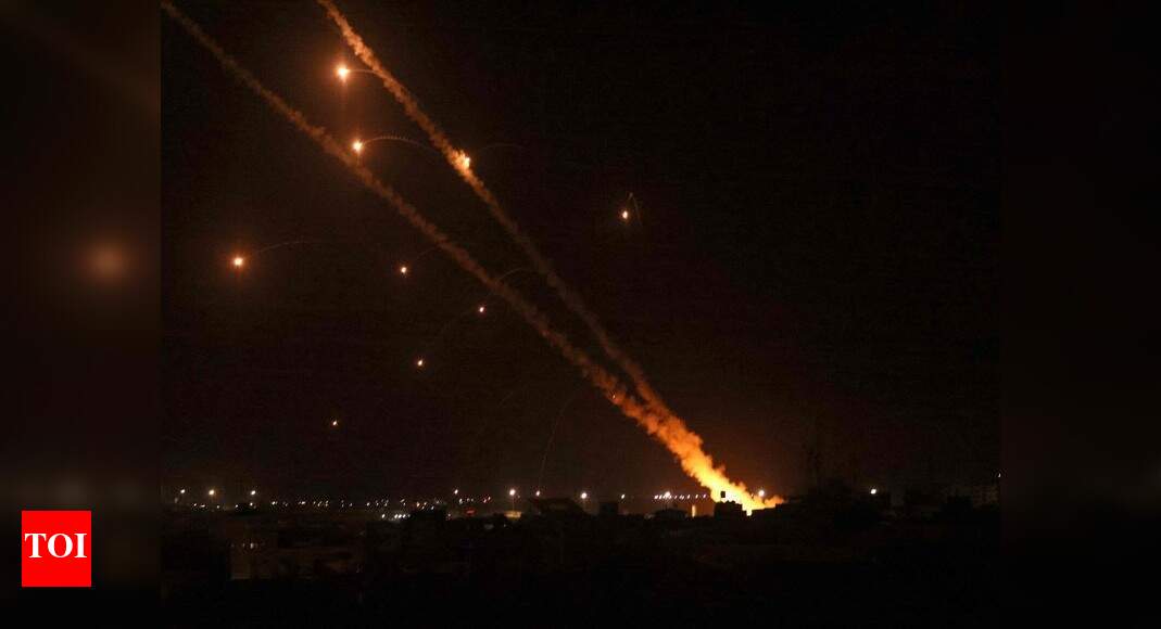 Hamas rockets target Tel Aviv after Israeli strikes flatten Gaza tower ...