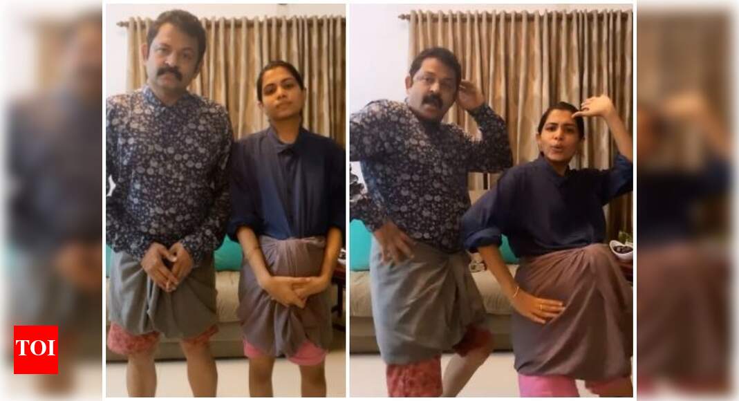 Watch: Koodevide actor Krishna Kumar and daughter Diya leave fans awed ...