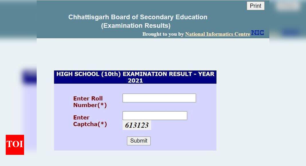 CGBSE 10th Result: How to check CG Board Class 10th result 2021 ...