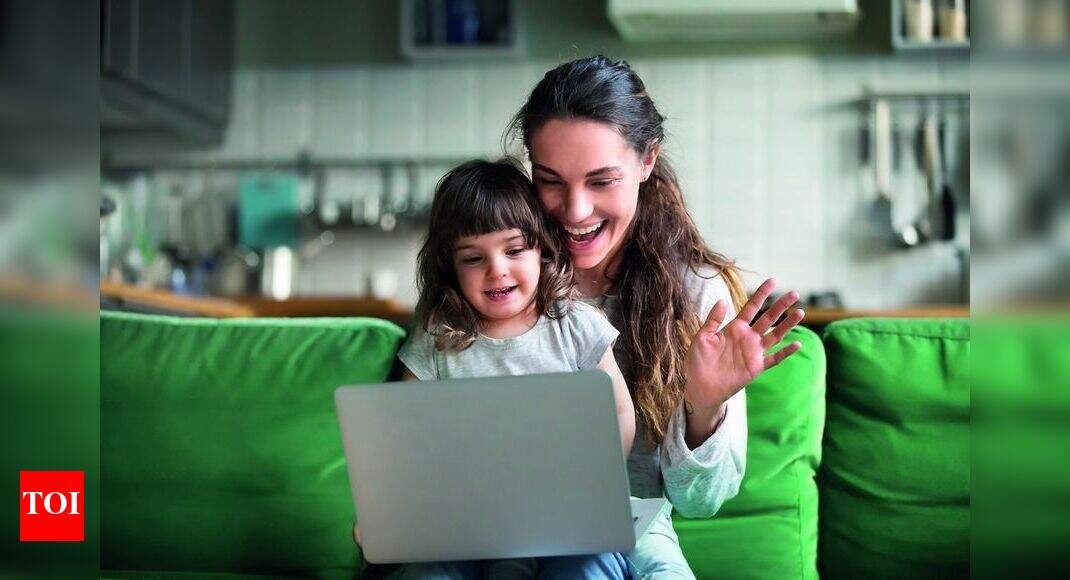 Work video calls get an informal touch as WFH continues - Times of India
