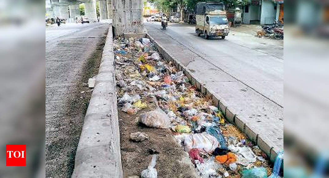 MahaMetro to fill median to stop garbage dumping | Pune News - Times of ...