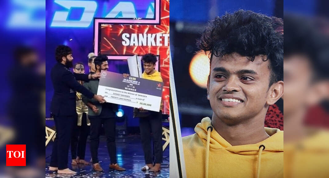 Dancee+ grand finale: Sanket Sahadev wins the trophy and prize money of ...